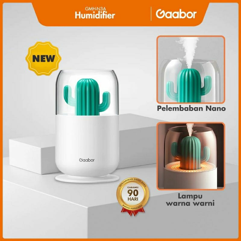 Jual Gaboor humidifier pelembab udara GMH-N3A/ humidifier kaktus gaboor ...