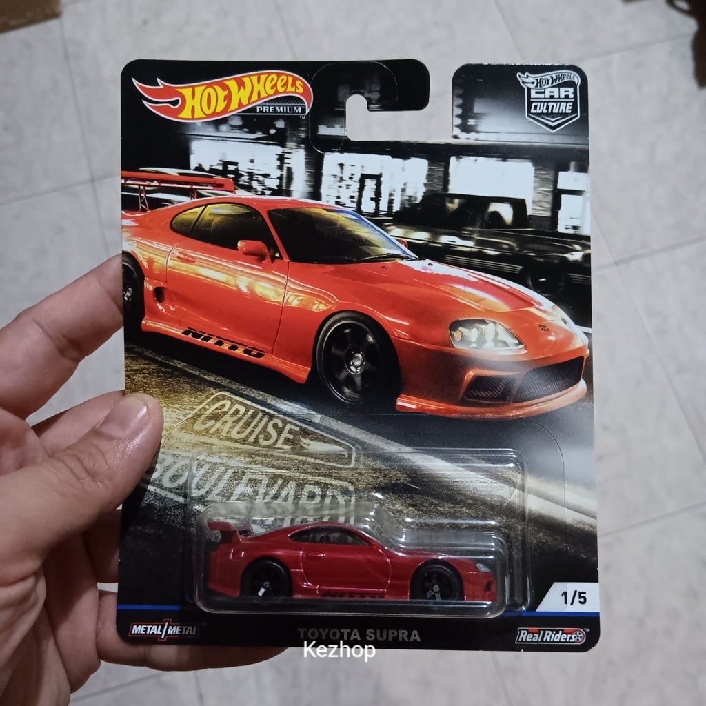 Jual HOT WHEELS PREMIUM BOULEVARD CRUISE TOYOTA SUPRA MERAH | Shopee ...