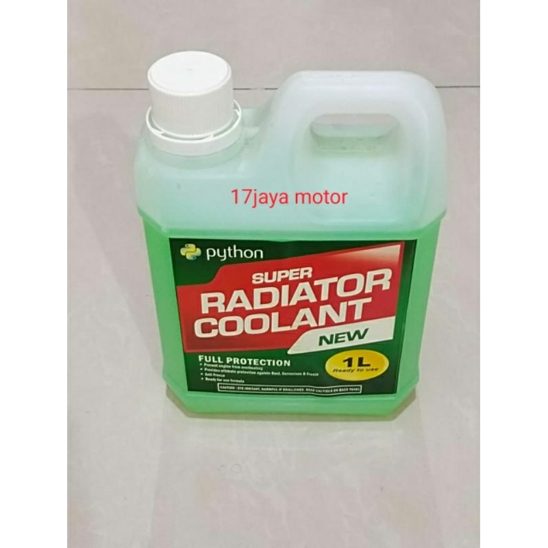 Jual Air radiator / coolant radiator 1liter merek PYTHON | Shopee Indonesia