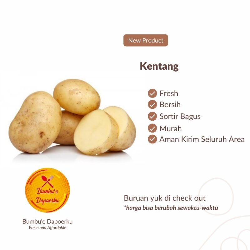 Jual Kentang | Sortir Bagus | Fresh Product | Shopee Indonesia