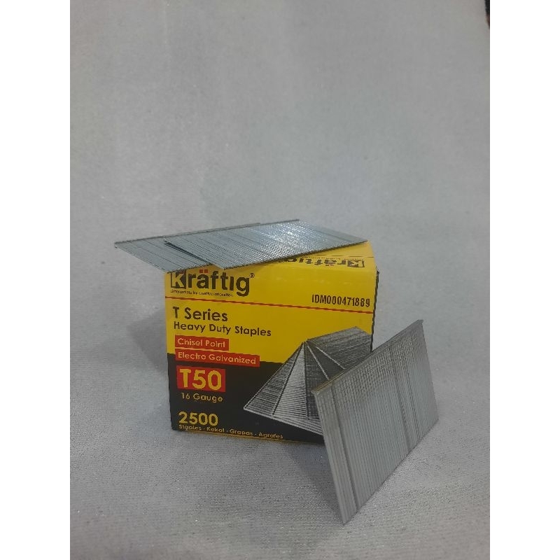 Jual Isi paku tembak T50 Kraftig - Paku Tembak/Kompresor/Air Nailer ...