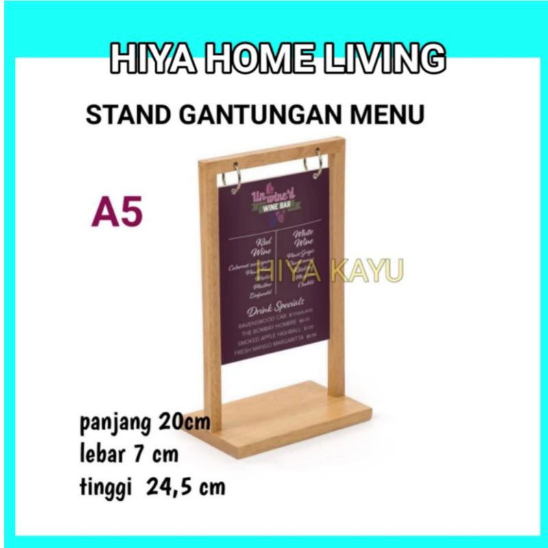Jual stand gantungan menu,cafe dan restoran | Shopee Indonesia