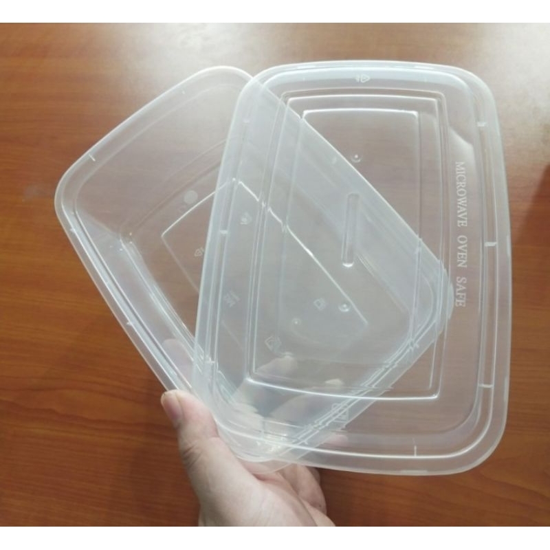 Jual THINWALL DM PANJANG 1350 ML REC - 1350ml Rect FOOD CONTAINER - ISI ...