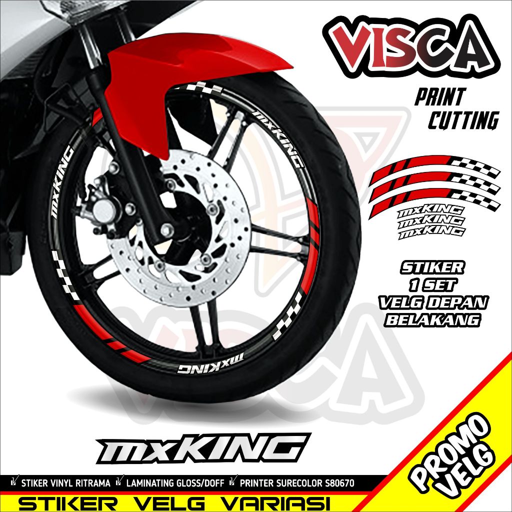 Jual Stiker Velg List Velg Motor Cutting Sticker Velk Mx King Variasi ...