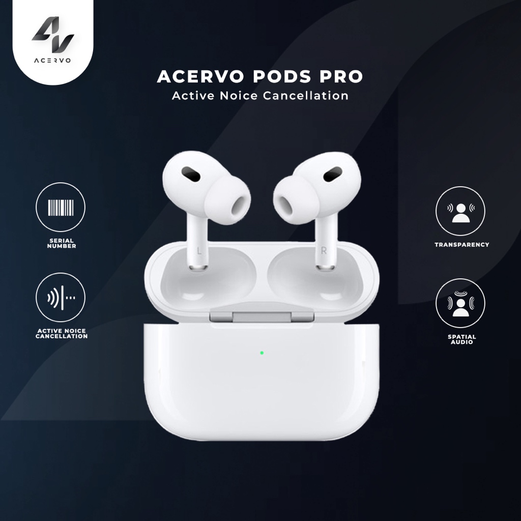 Jual Pods Pro Earbuds Earphone Bluetooth ANC Noise Cancellation ...