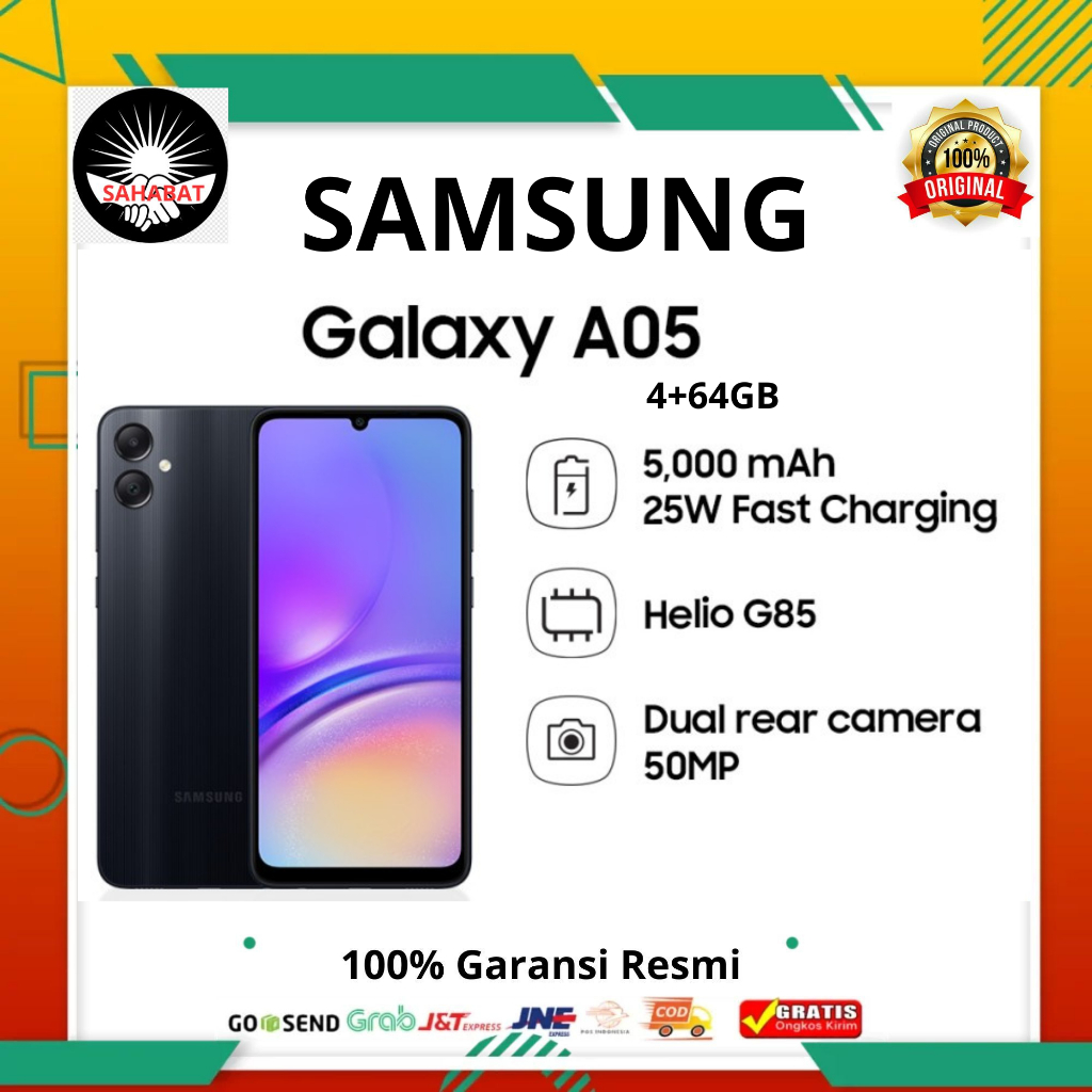 Jual Samsung Galaxy A05 4/64GB Garansi Resmi | Shopee Indonesia