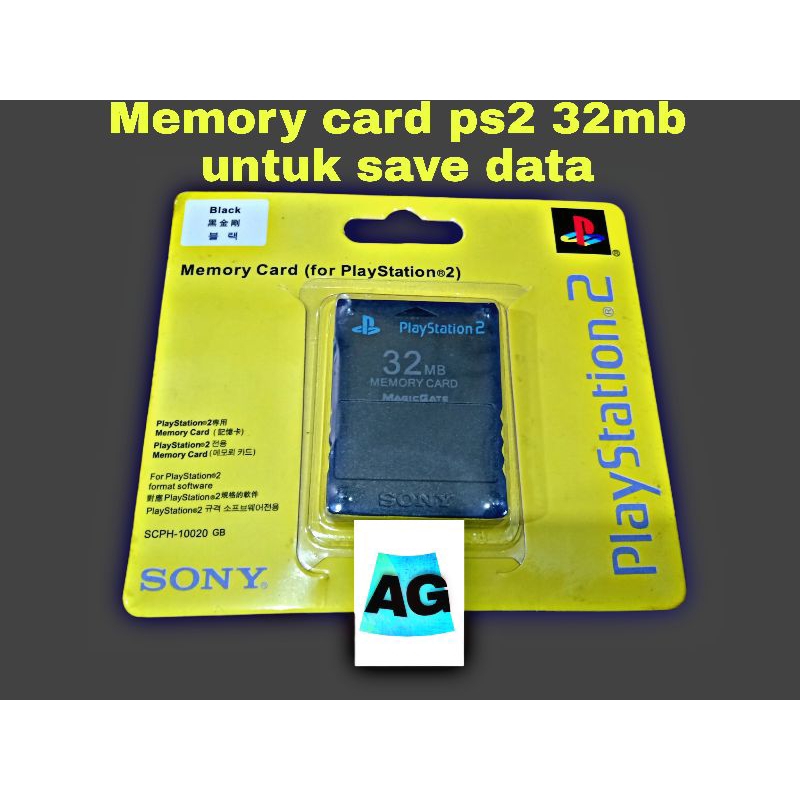 Jual Memory card 32mb untuk ps2 slim dan ps2 tebal | Shopee Indonesia