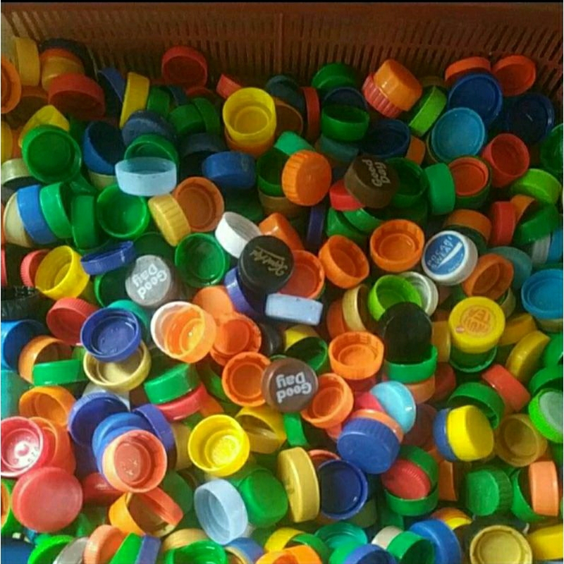 Jual Tutup Botol Warna warni Mix 50 pcs Bersih Bisa request Warna ...