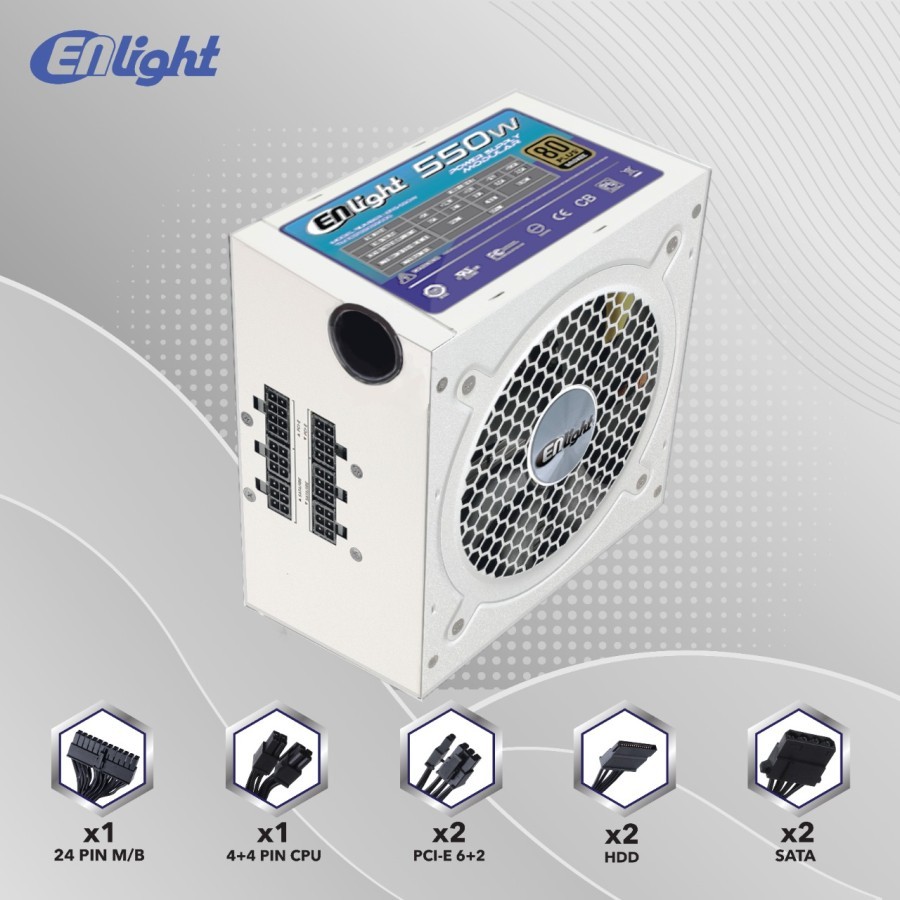 Jual CASING EINAREX M03 WHITE (1x 120mm ARGB Fan Include) M-ATX Gaming ...