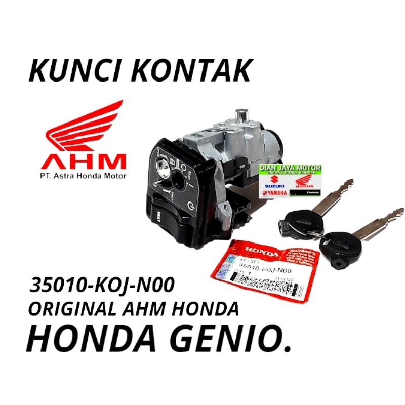 Jual Kunci Kontak KOJ AHM Honda Genio 35010-KOJ-N00 Original Honda ...