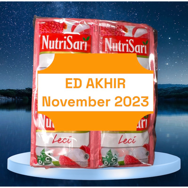 Jual NutriSari Leci 40 Sachet ASLI | Shopee Indonesia