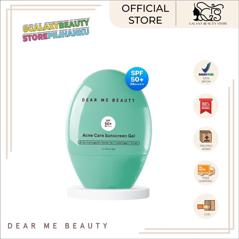 Jual DEAR ME BEAUTY Acne Care Sunscreen Gel SPF 50 PA++++ / DEAR ME ...