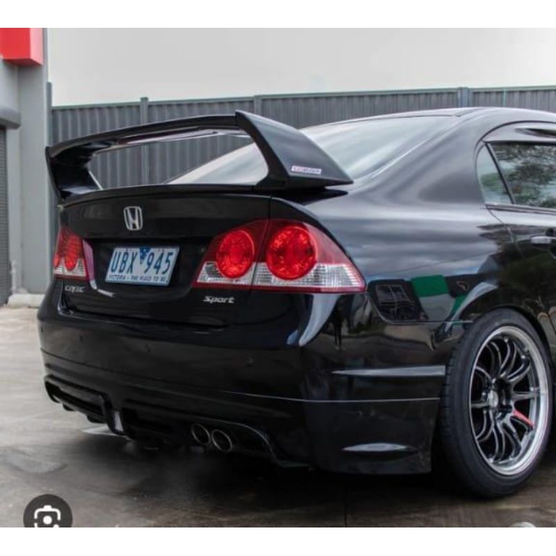 Jual Spoiler Type R Civic FD 1 - 2 Plastik ABS import Taiwan | Shopee Indonesia