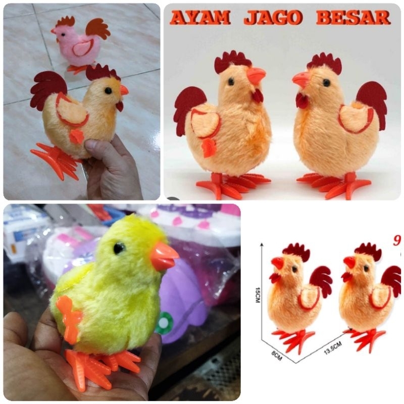 Jual MAINAN ANAK AYAM JAGO PUTAR VARIAN KECIL DAN BESAR | Shopee Indonesia