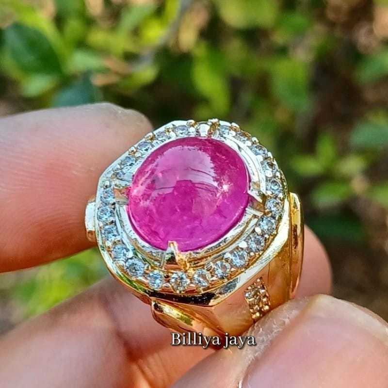 Jual CINCIN BATU PERMATA RUBY BURMA MEWAH& ELEGAN | Shopee Indonesia