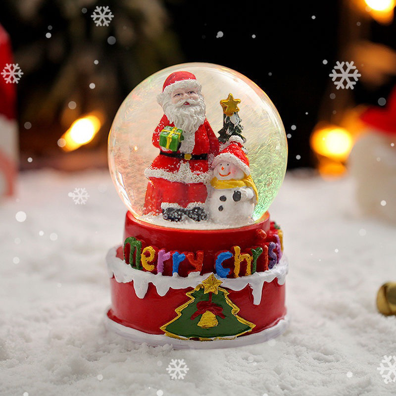 Jual Bola salju natal pajangan meja dekorasi Christmas / snowglobe ...