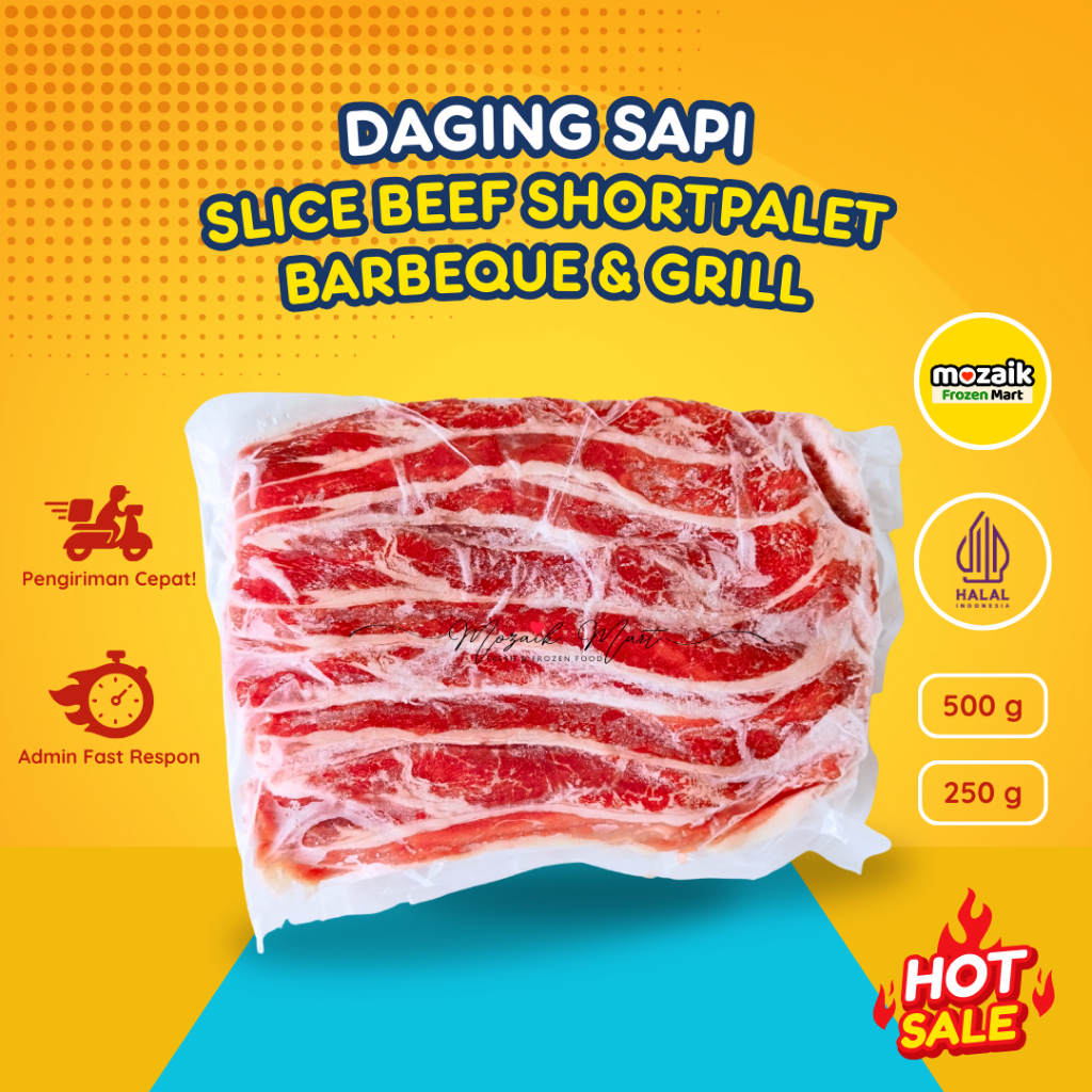 Jual Daging Sapi Slice Beef Shortplate 500gr Teriyaki Yakiniku