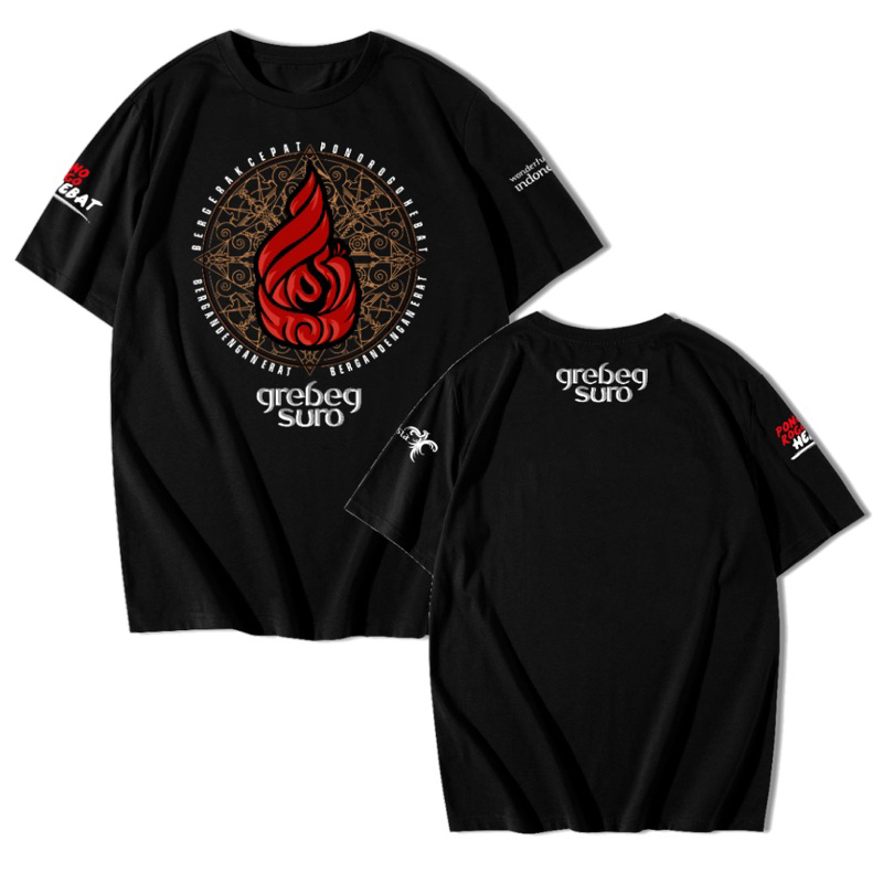 Jual KAOS GREBEG SURO LOGO TERBARU EXCLUSIVE DESAIN | Shopee Indonesia