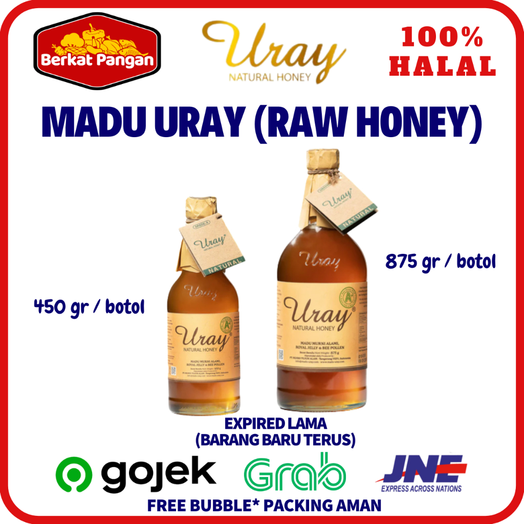 Jual Madu Uray 450 gr / Madu Uray 875 gr (Natural Honey) | Shopee Indonesia