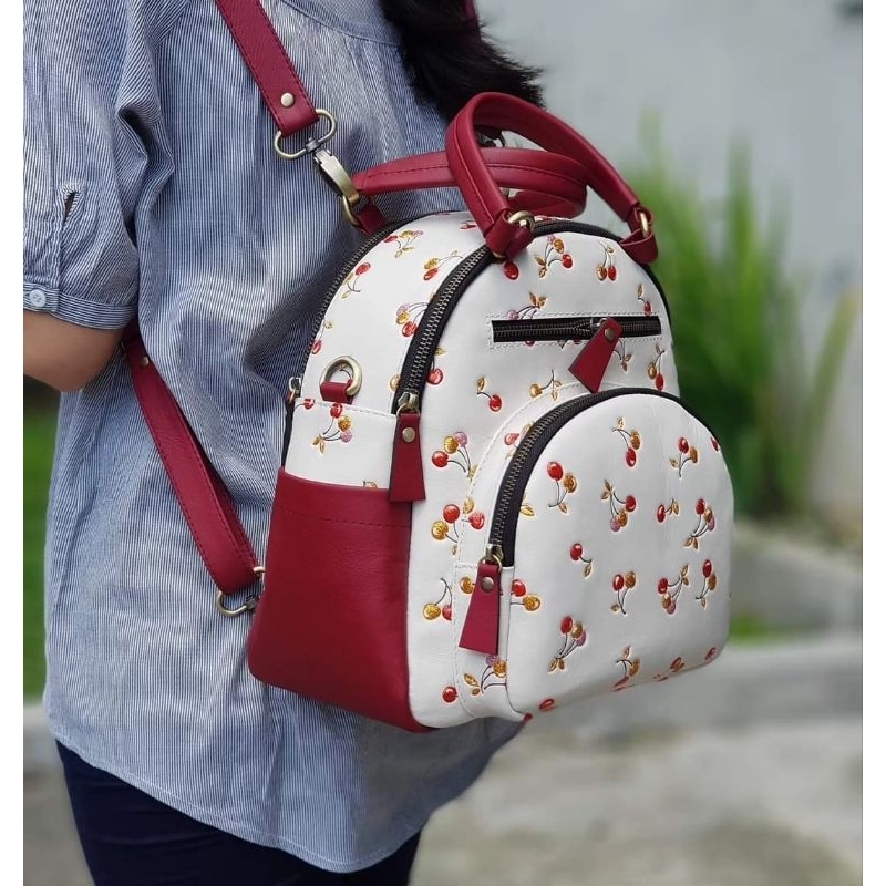 Jual tas ransel Dora 3 in 1 kulit sapi asli | Shopee Indonesia