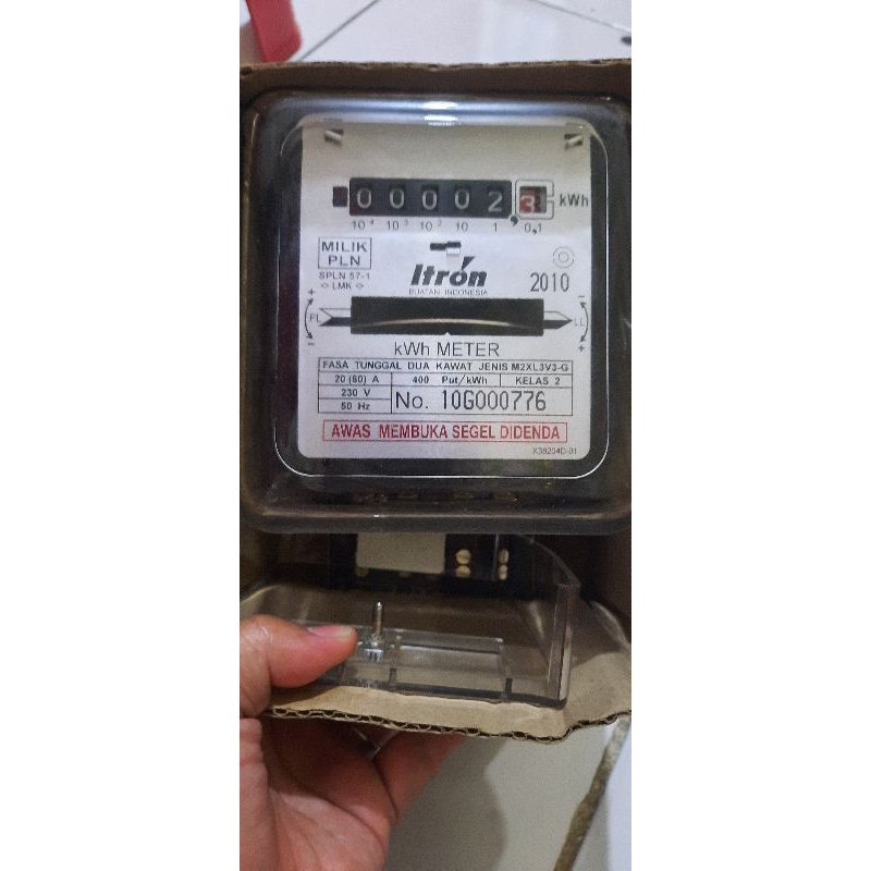 Jual kwh meter 1 Phasa merk ITROn 20/60 A Analog | Shopee Indonesia
