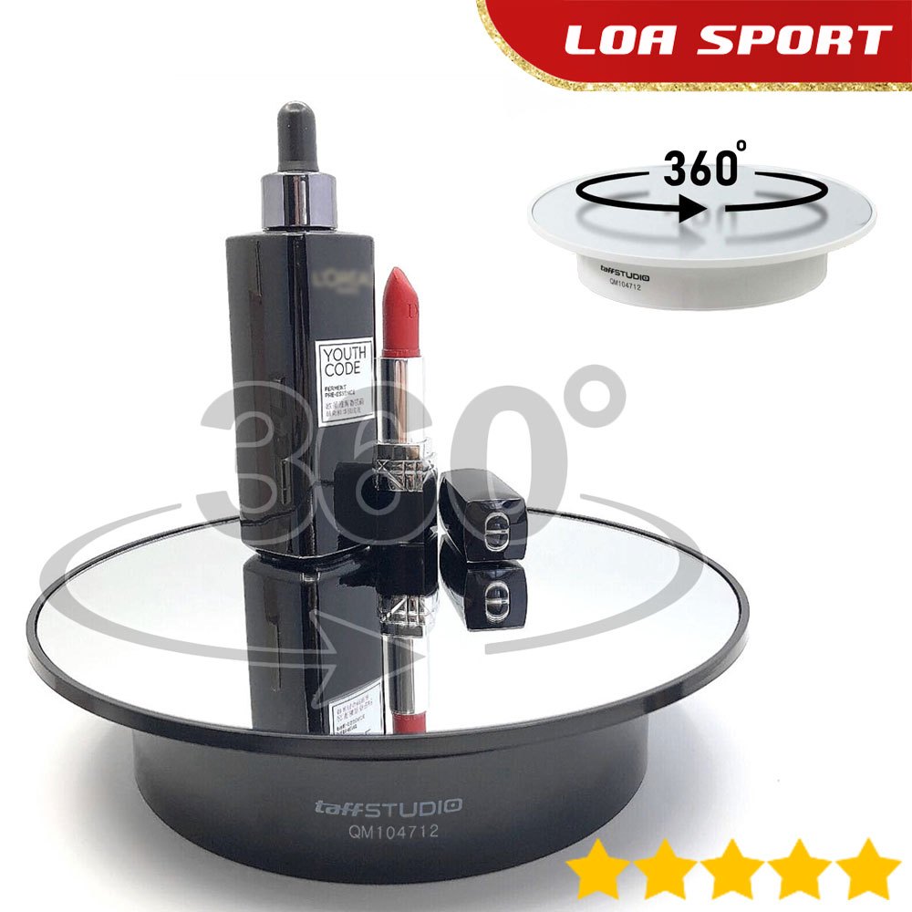 Jual Mesin Putar Produk Display Rotating Mirror 360 20cm Beban Max 8kg ...