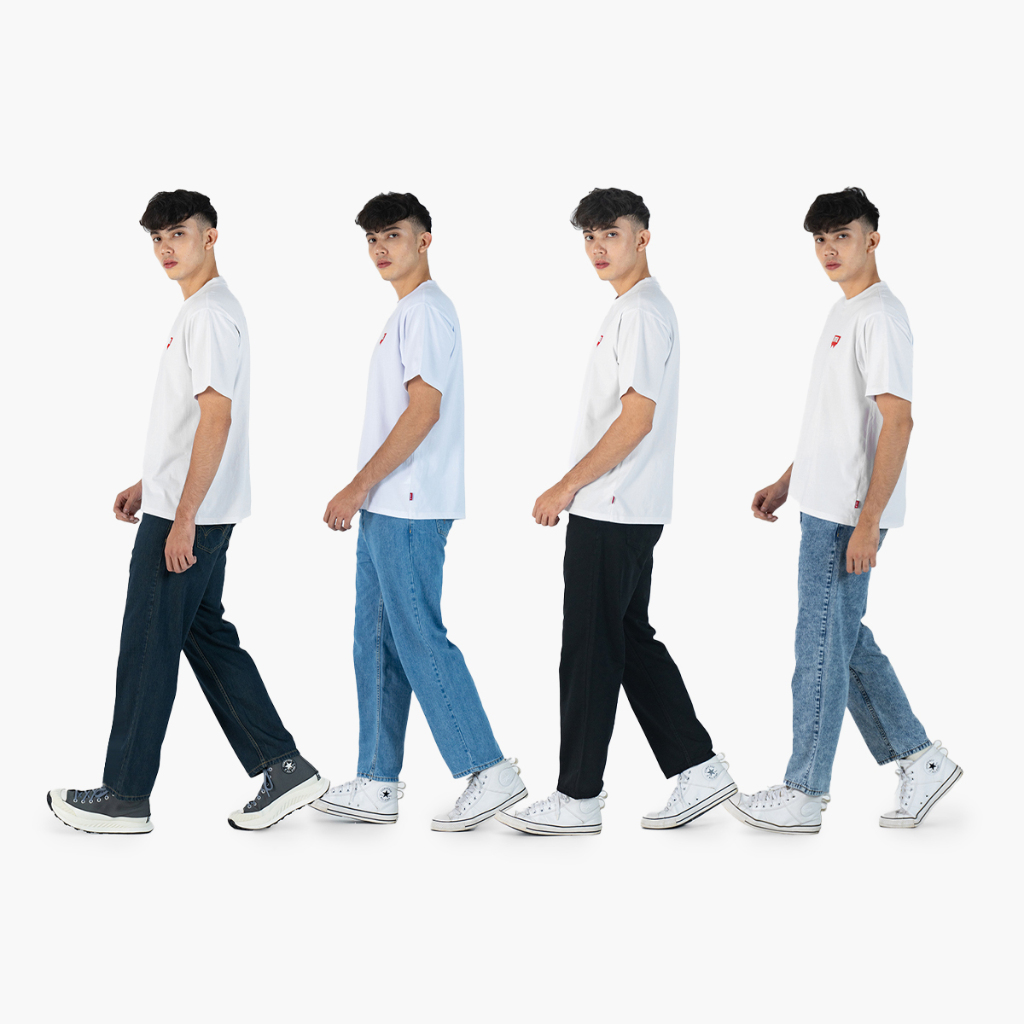 Jual EDWIN JEANS - 803 Loose Crop Celana Denim Pria | Shopee Indonesia