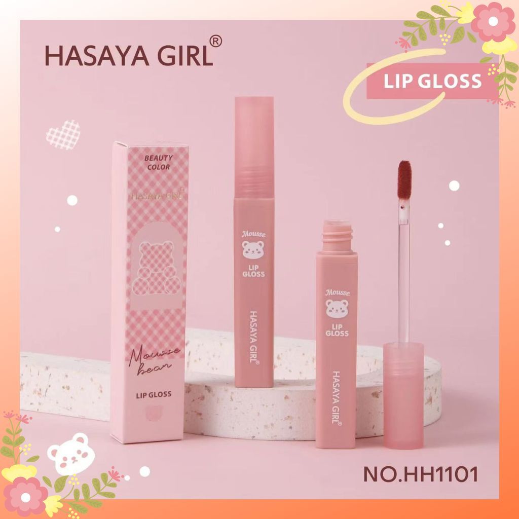 Jual [PER PCS] Lipgloss Hasaya Girl Mousse Bear [HH-1101]. | Shopee ...