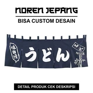 Jual Cetak kain Noren jepang, Bendera Jepang, Tirai Jepang, bisa custom ...