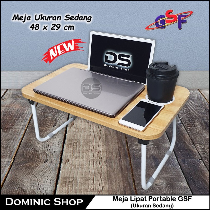Jual [UKURAN SEDANG] Meja Lipat Portable GSF (48x29 cm) / Meja Laptop ...