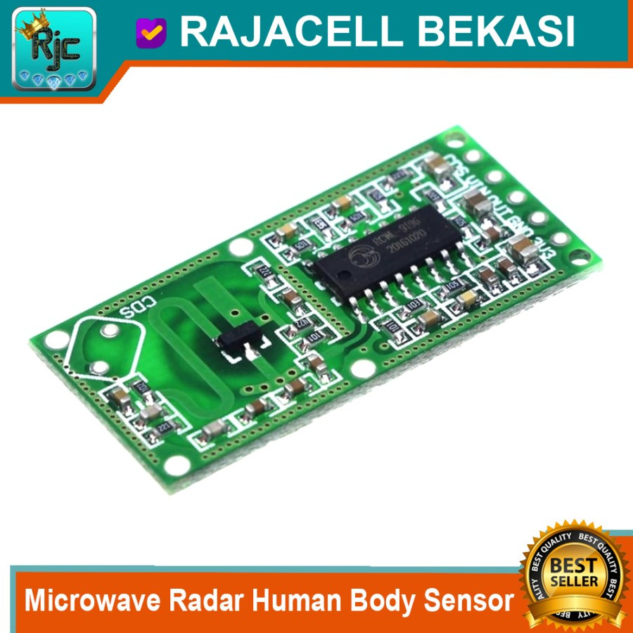 Jual HB100 Microwave Doppler Radar Module Motion PIR Sensor Gerakan ...