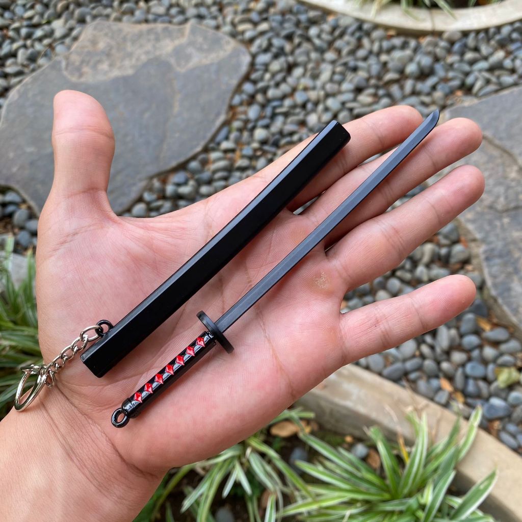 Jual Gantungan Kunci Pedang Samurai Anime Demon Slayer Kimetsu No Yaiba ...