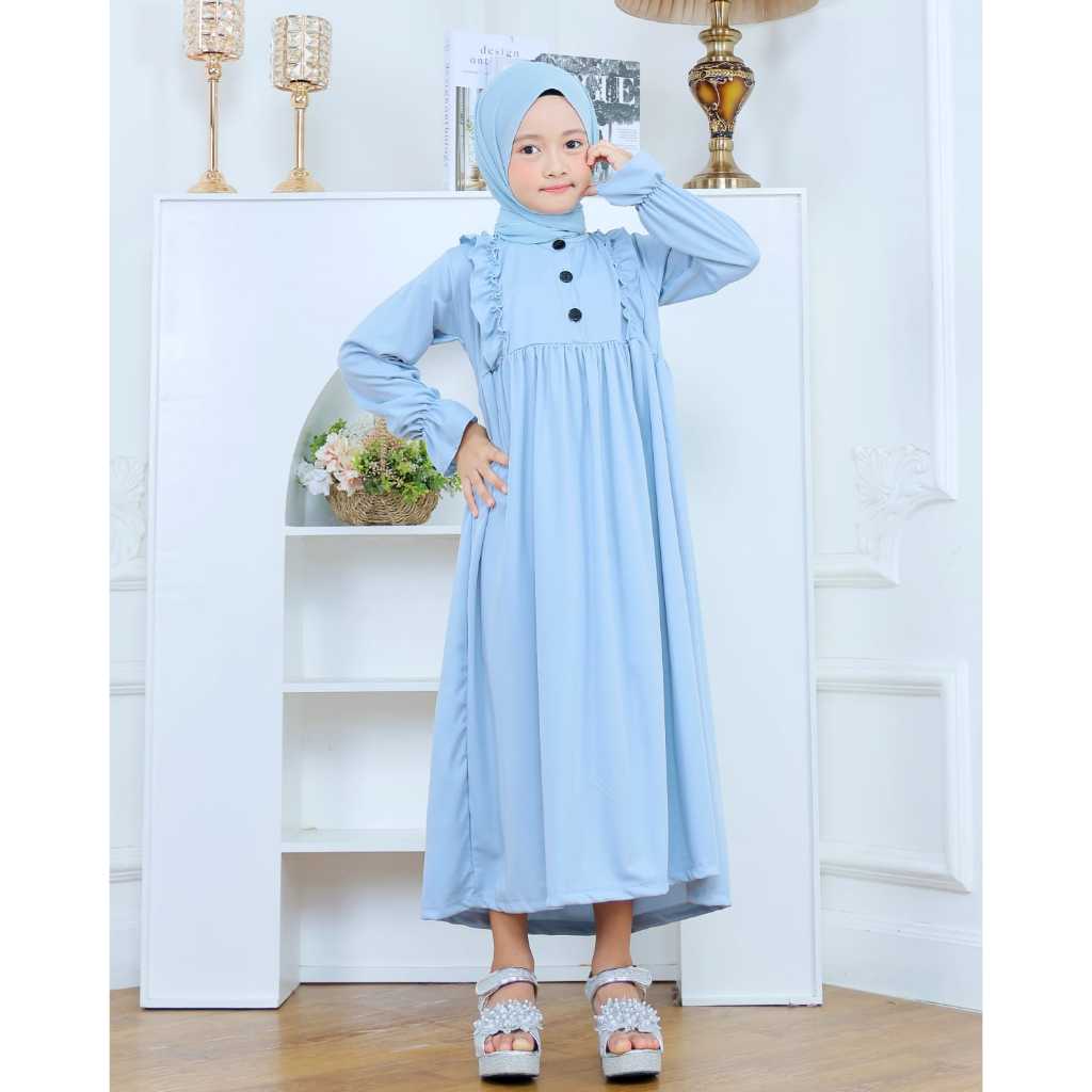 Jual Gamis Maryam - Biru Muda - Gamis Anak Perempuan Gamis Anak Warna ...