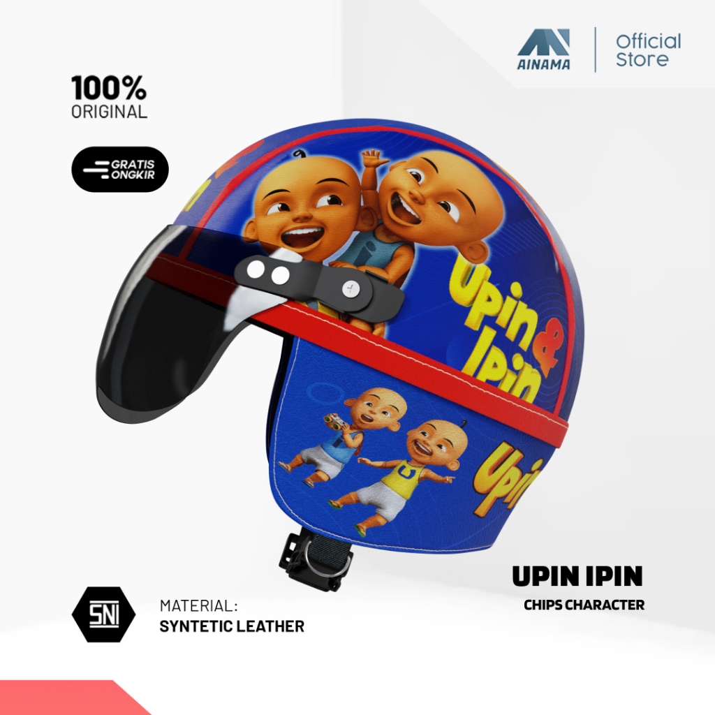 Jual HELM ANAK LAKI LAKI PEREMPUAN 1 - 5 TAHUN MODEL CHIPS MOTIF ...