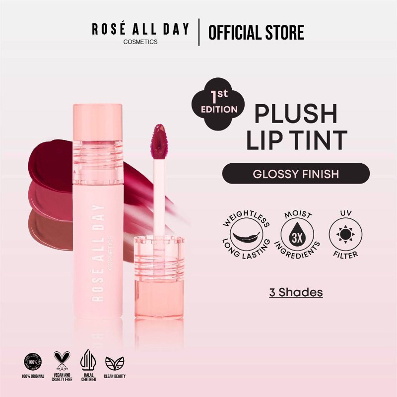 Jual ROSE ALL DAY PLUSH LIP TINT 2gr | Shopee Indonesia
