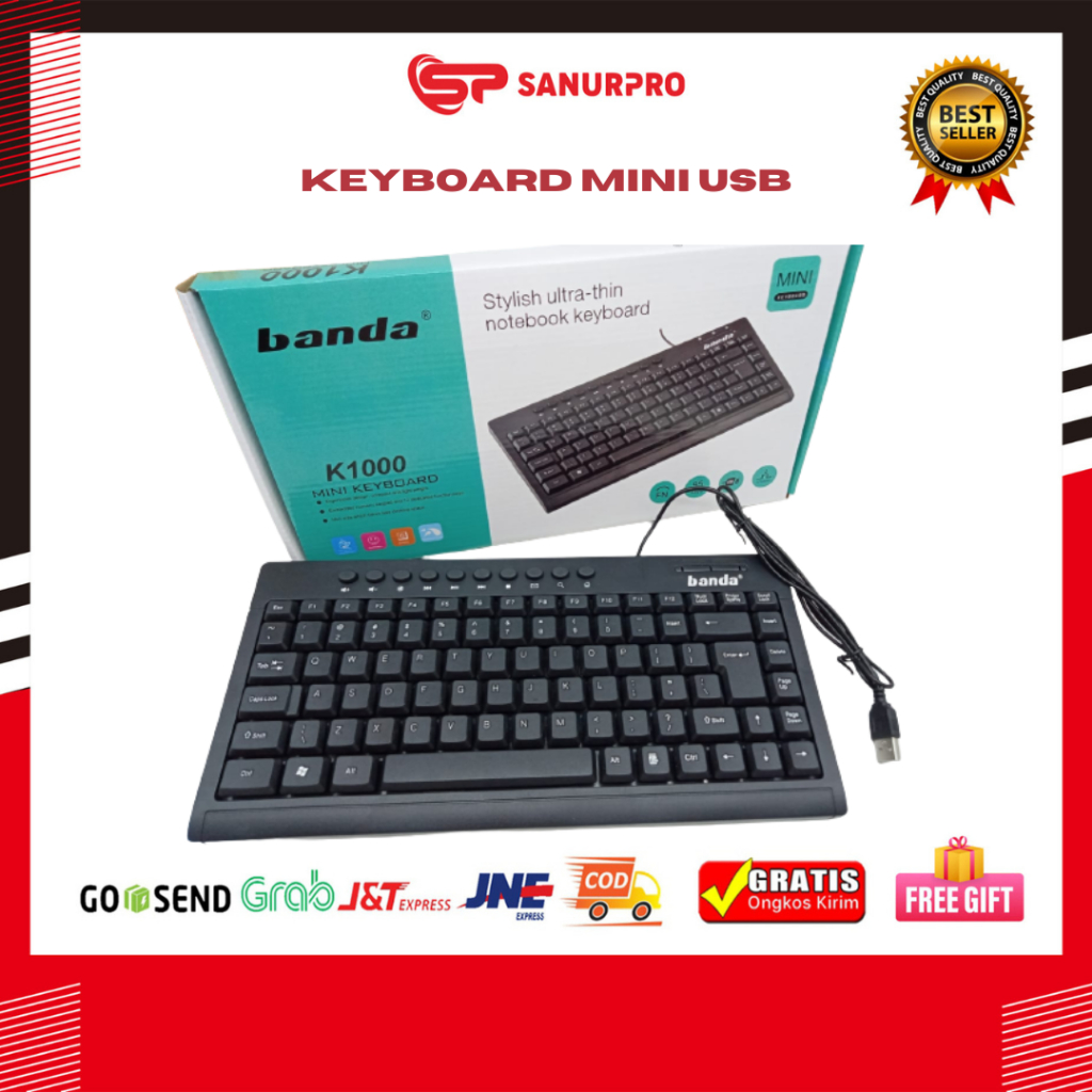 Jual KEYBOARD MINI BANDA USB | Shopee Indonesia