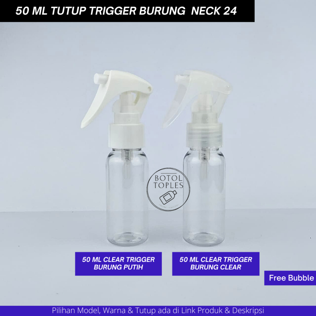 Jual Botol 60ml RF Clear Tutup Trigger N24 | Shopee Indonesia