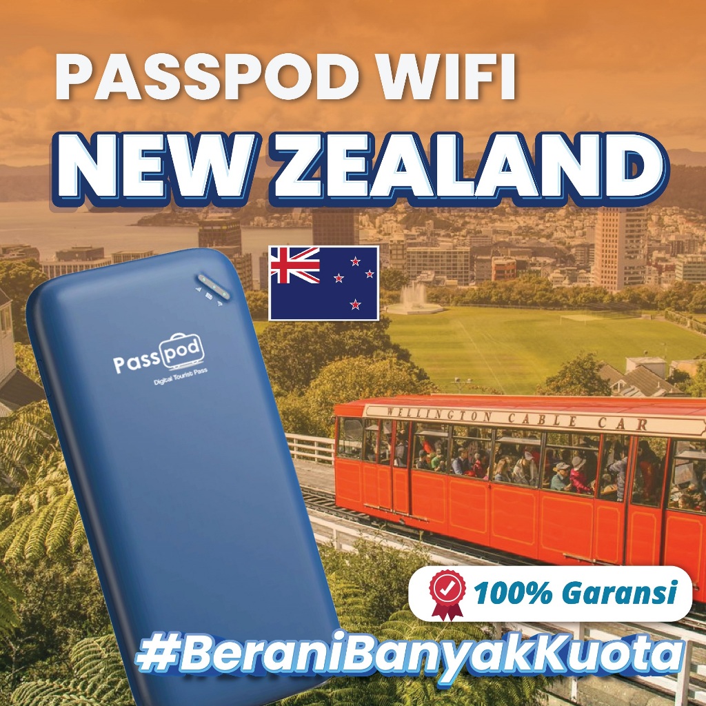Jual PASSPOD Modem Travel New Zealand UNLIMITED Unlimited | Shopee ...