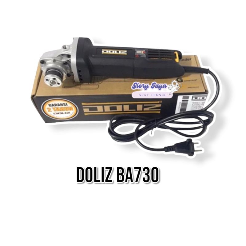 Jual Mesin Gerinda Tangan 4 inch DOLIZ BA730 / Angle Grinder 720W Doliz ...