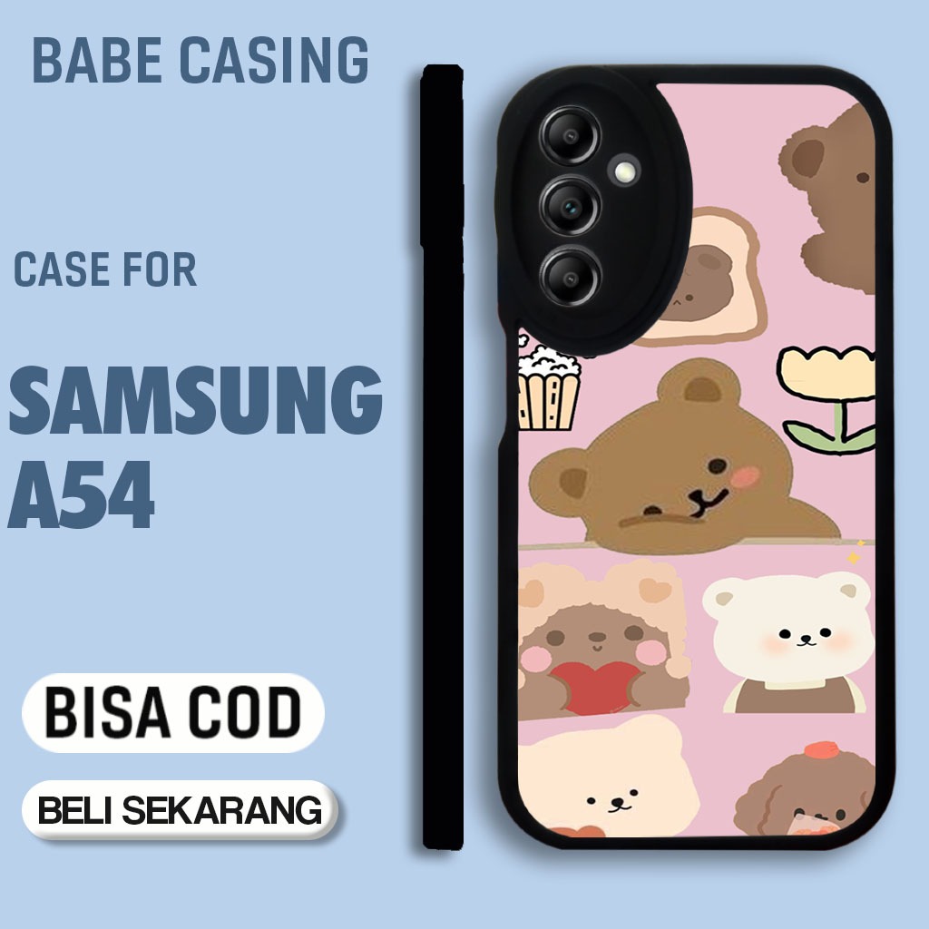Jual case hp samsung a54 5g terbaru gambar aesthetic kartun cute bear lotso kolase keren lucu ...