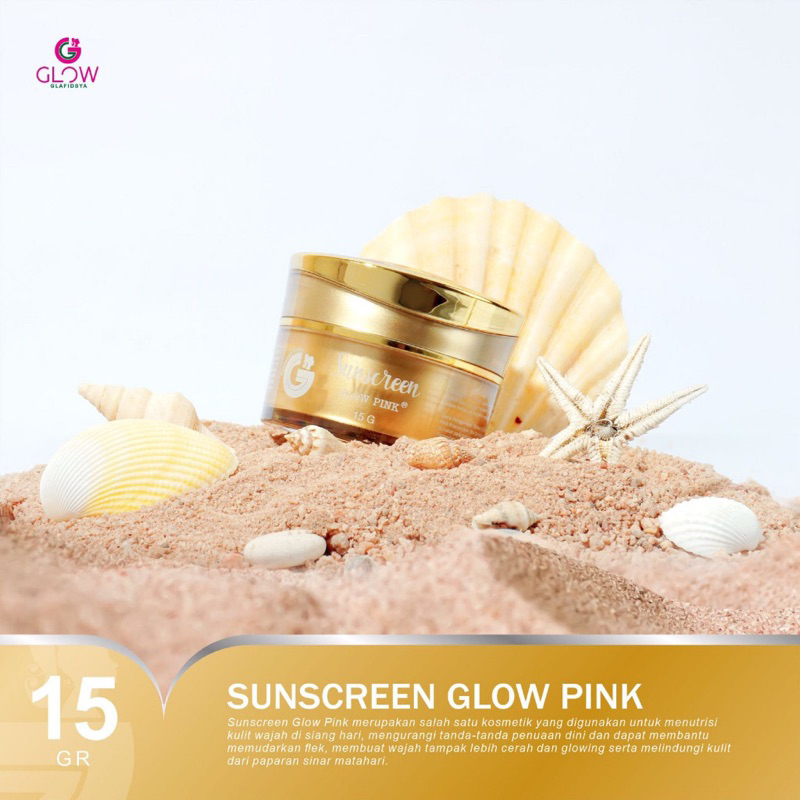 Jual SUNSCREEN GLOWING PINK | Glafidsya | Shopee Indonesia