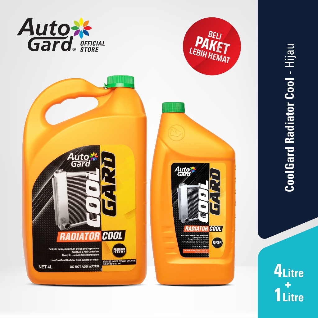 Jual AutoGard - [BUNDLE] 4L + 1L CoolGard Air Radiator Mobil Motor ...