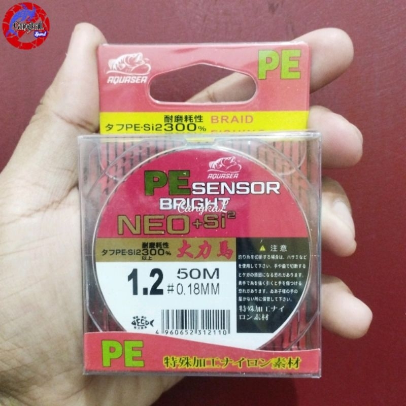 Jual Benang PE SENSOR BRIGHT NEO X4 50 meter | Shopee Indonesia