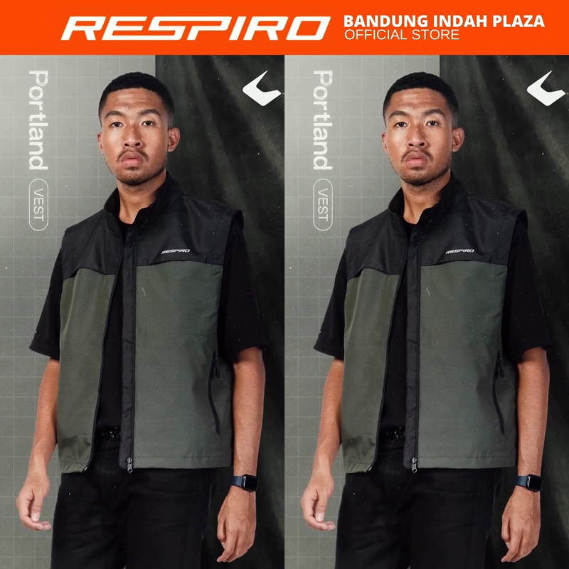 Jual RESPIRO PORTLAND VEST - JAKET ROMPI MOTOR ANTI ANGIN PRIA | Shopee ...