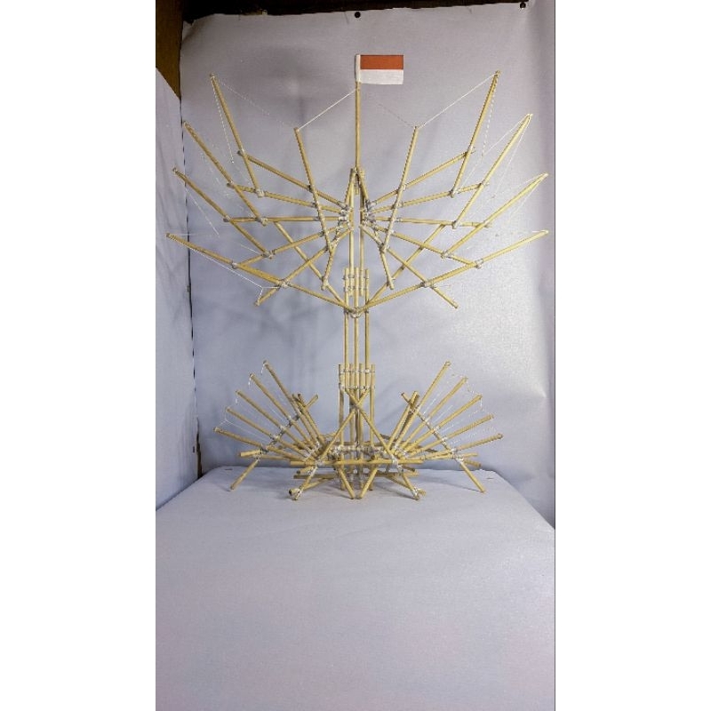 Jual miniatur pionering Pramuka menggunakan sumpit bambu | Shopee Indonesia