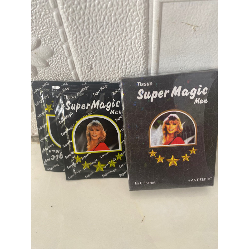 Jual tissue super magic man 1 box (6sachet) | Shopee Indonesia