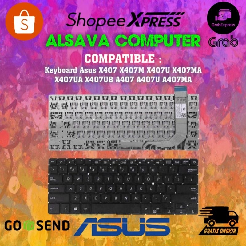 Jual Keyboard Asus X407 X407M X407U X407MA X407UA X407UB A407 A407U ...
