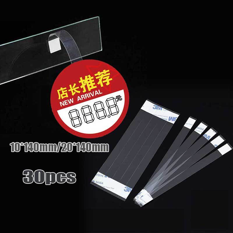 Jual 30pcs Label Harga Mika / Price Tag Mika PVC / Plastik Mika Display ...