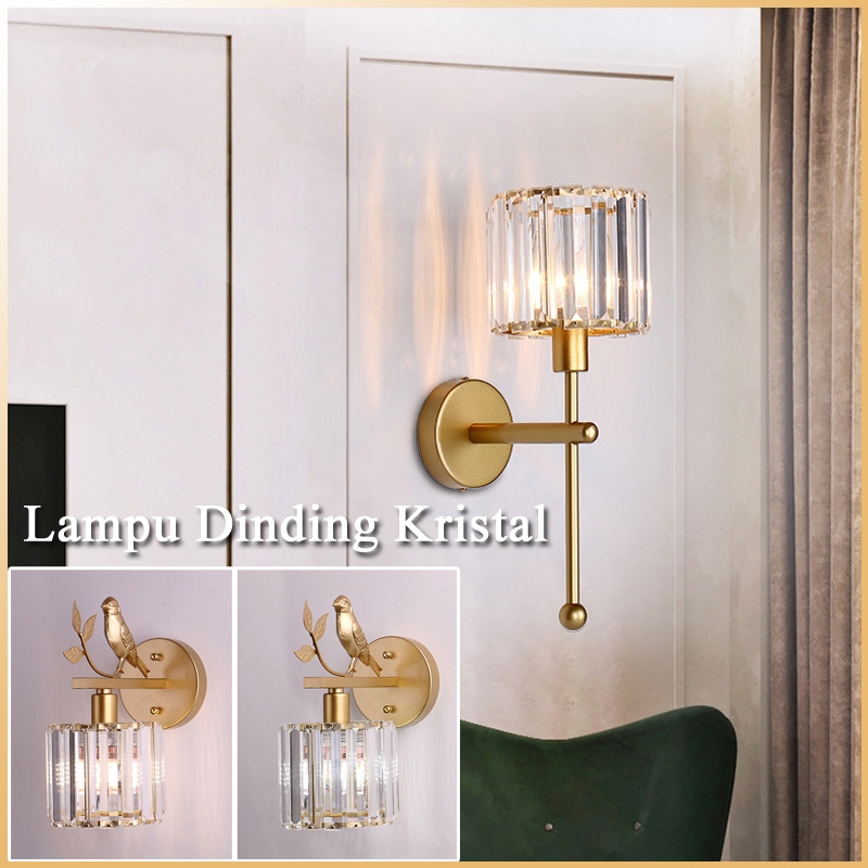 Jual COD Lampu Hias Lampu Dinding Minimalis Kristal Gaya Modern Lampu ...