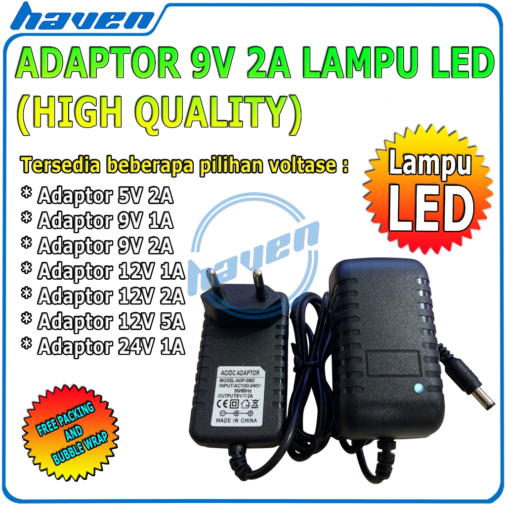 Jual Adaptor 9v 2a Power Supply 9v 2A Adapter 9V 2A | Shopee Indonesia